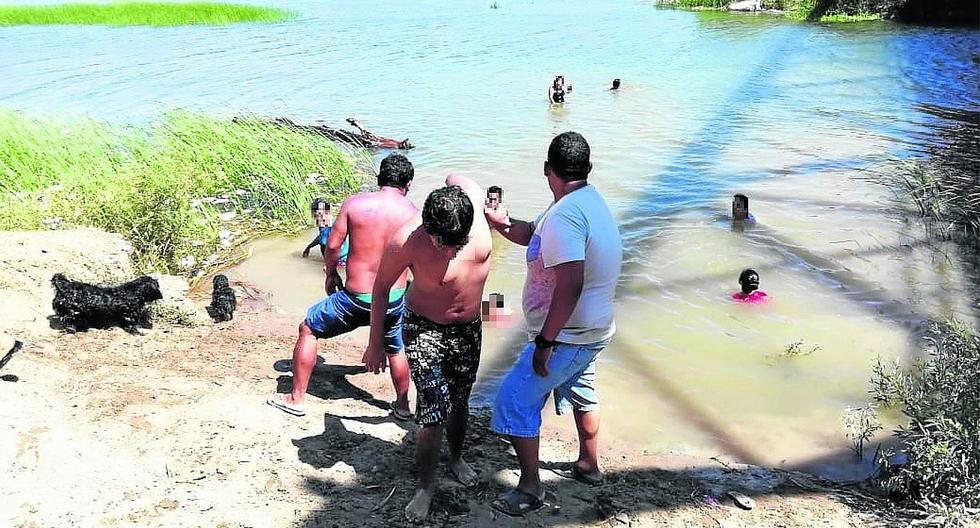 Rescatan a tres personas tras incremento del caudal del río Reque ...