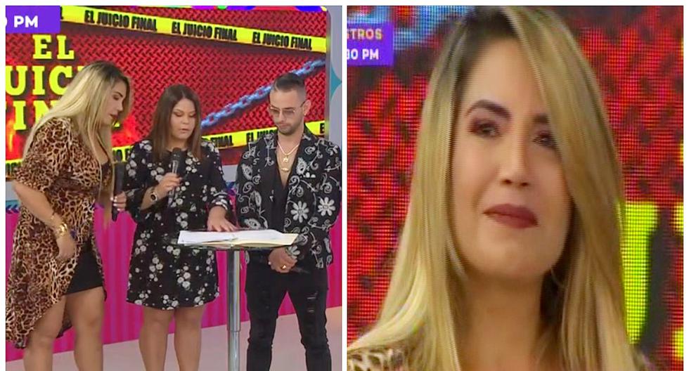 Anelhí Arias llora tras firmar conciliación con Dayron Martin para ...