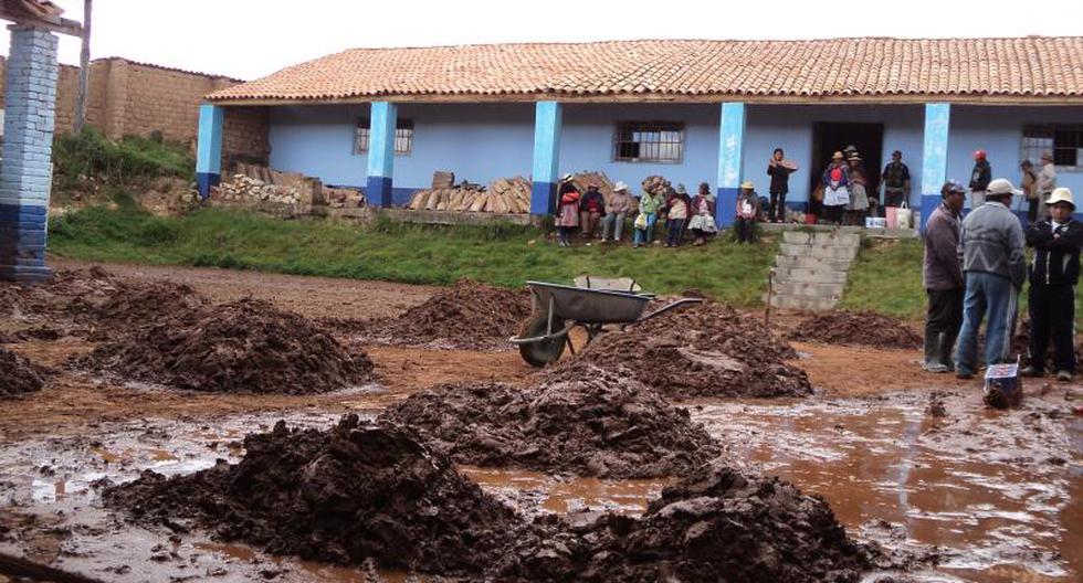 Aulas inundadas tras lluvias en valle de Yanamarca | PERU | CORREO