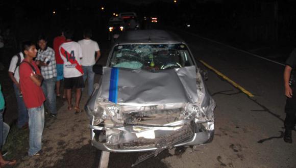 Choque vehicular deja a dos autos inservibles | PERU | CORREO