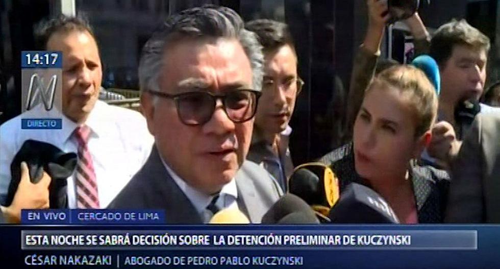 César Nakasaki: "La prisión preventiva es una emboscada de la Fiscalía ...