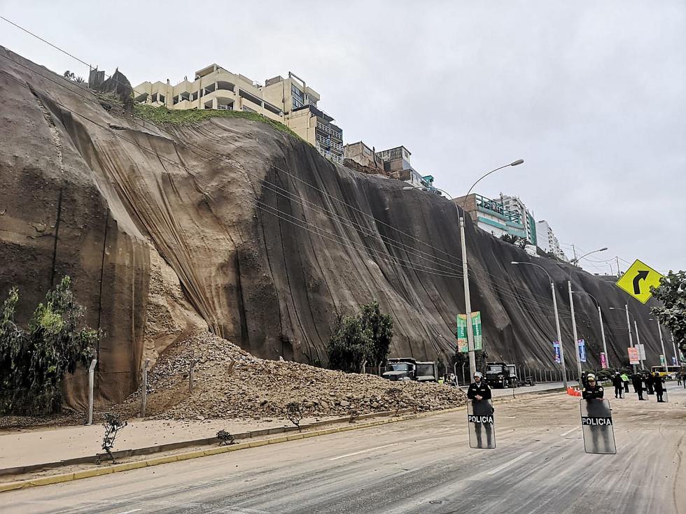 Caída de piedras en la Costa Verde causa su cierre en ambos sentidos ...