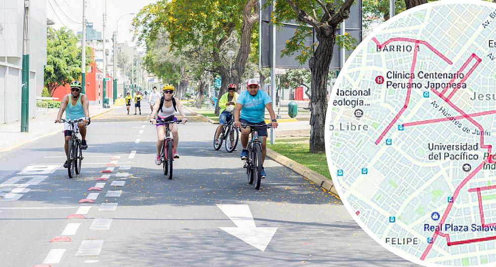 Mapa de ciclovías: Conoce las rutas que existen en Lima para ir en ...