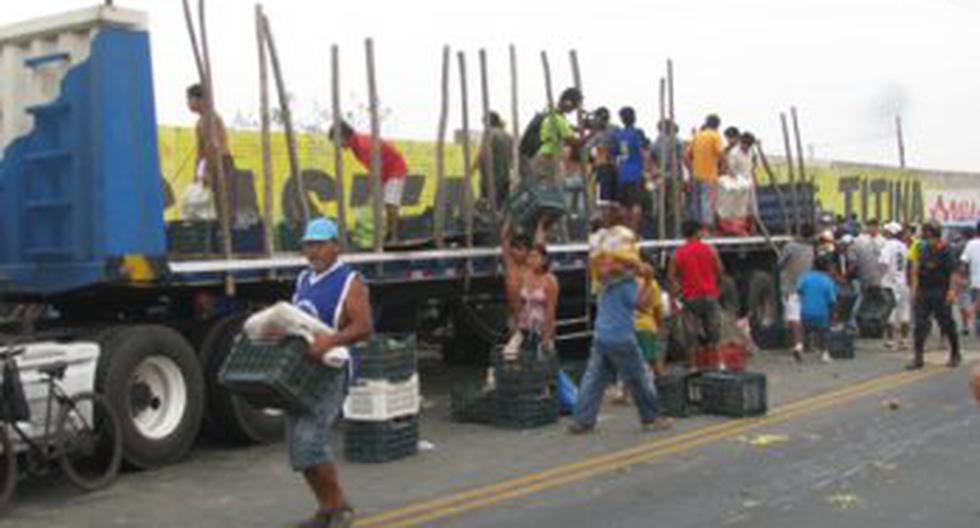 Coishqueños saquean 30 TM de mango de un tráiler | PERU | CORREO