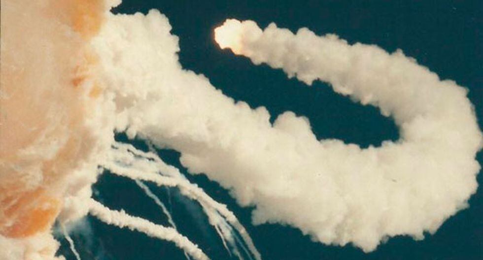 Aparecen fotos inéditas de la explosión del transbordador Challenger ...