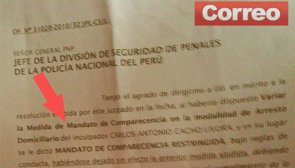 Carlos Cacho puede transitar libremente pero bajo reglas de conducta ...