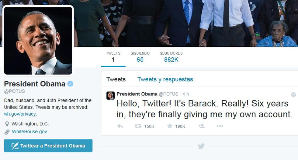 Barack Obama abre una nueva cuenta de Twitter | MUNDO | CORREO