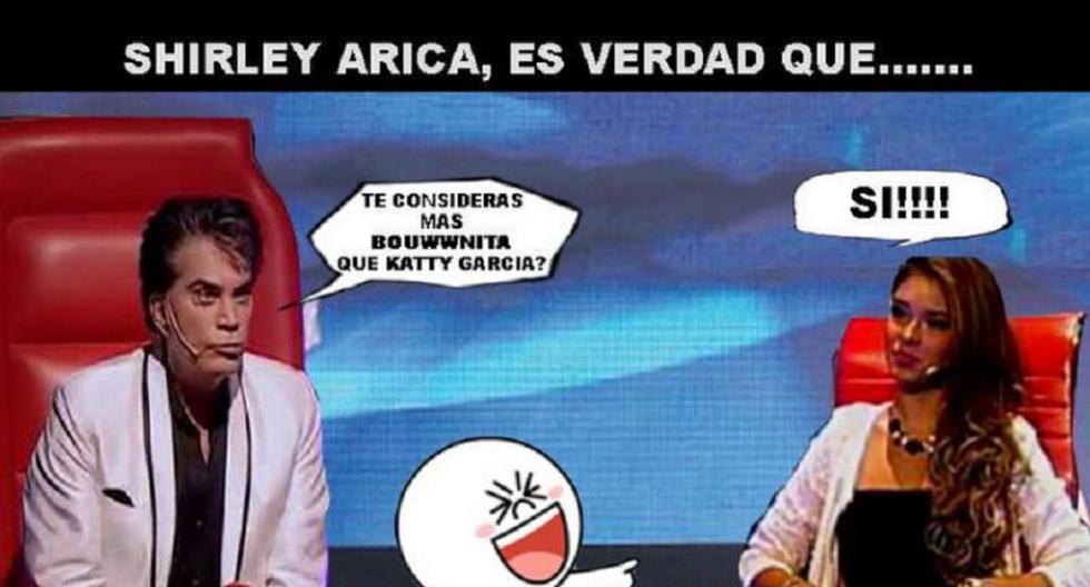 Shirley Arica: Crean memes de su participación en EVDLV | MISCELANEA ...