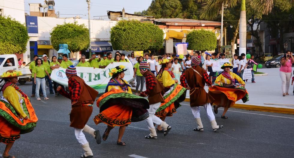 Piura: Pasacalle por la Semana Forestal vistió de color las calles ...