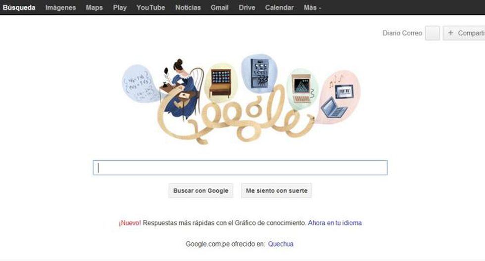 Google homenajea a la primera programadora informática Tendencia | Correo