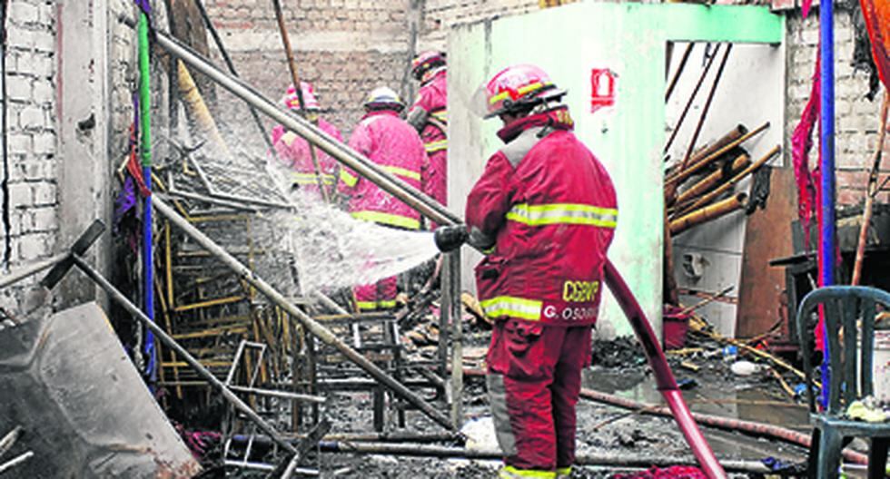 Bomberos controlan incendio en edificio de La Victoria | PERU | CORREO