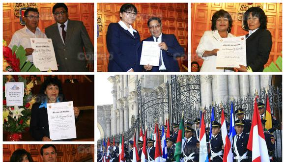 Docentes con más de 25 años de servicio reciben reconocimiento ...