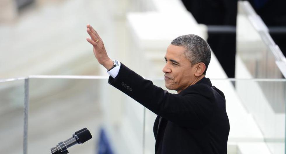 Barack Obama juró publicamente como presidente de Estados Unidos ...