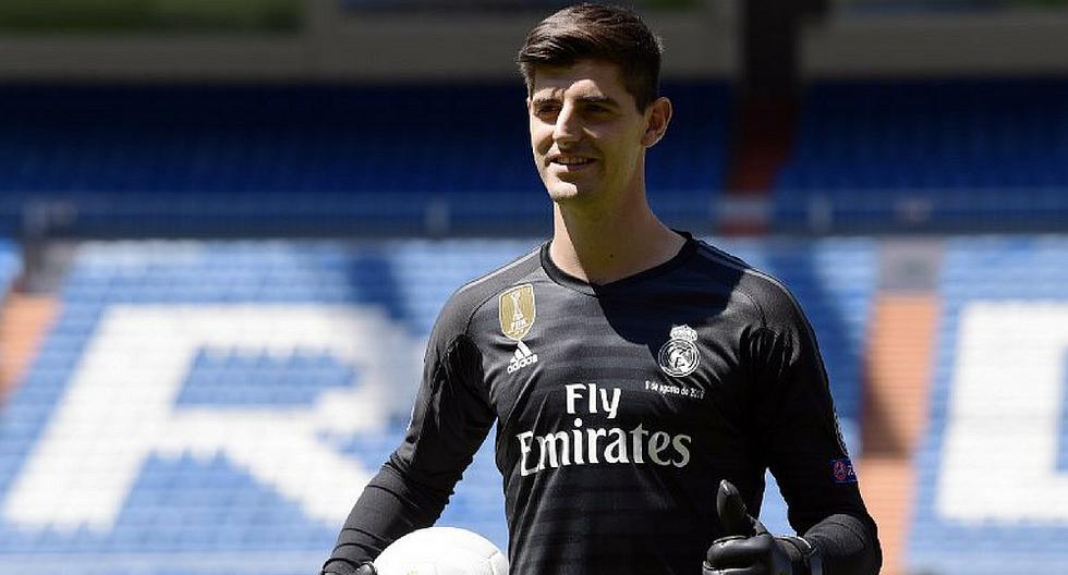 Thibaut Courtois llegó al Santiago Bernabéu como el nuevo portero del ...