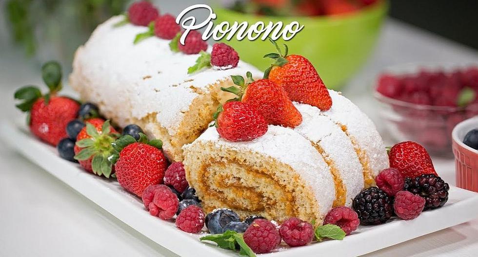 Aprende a preparar un pionono en solo una hora (VIDEO) | GASTRONOMIA ...