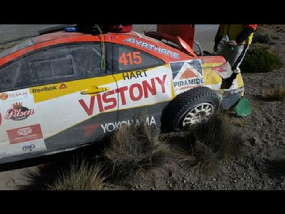 Mario Hart: Así quedó el auto tras accidente en 'Caminos del Inca ...