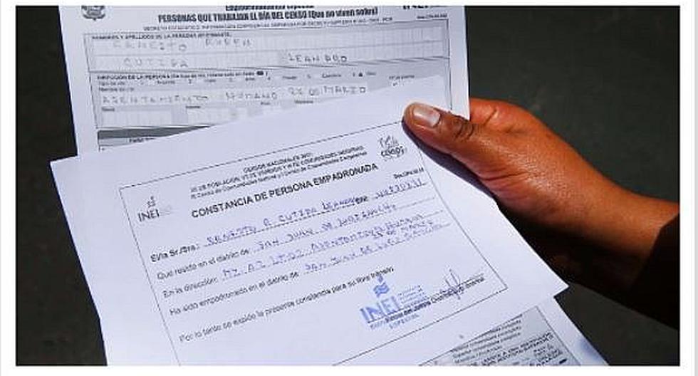 Censo 2017: Esto es lo que debes llevar contigo si ya fuiste censado ...