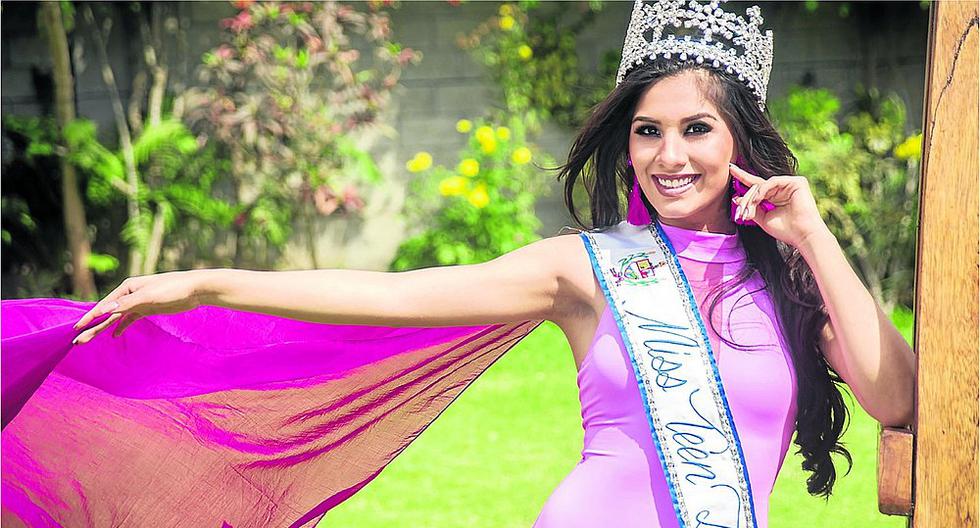 Andrea Flores: “Pienso dejar en alto a La Libertad en el concurso ...