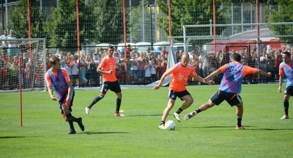 "Lesionado" Claudio Pizarro entrena con el Bayern de Munich | DEPORTES ...