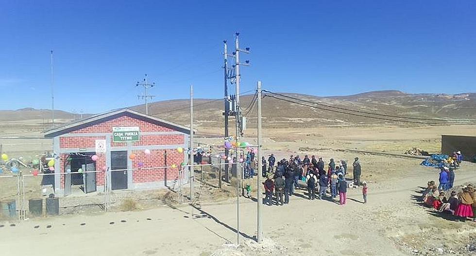 Titire y Aruntaya ya cuentan con electrificación | EDICION | CORREO