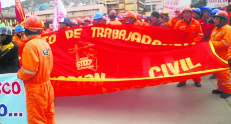 Construcción Civil Protesta Por Paralización De Obra Peru Correo