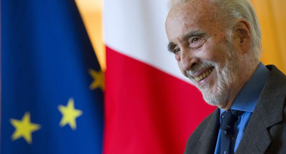 Christopher Lee cumple 92 años presentando su tercer disco de heavy ...