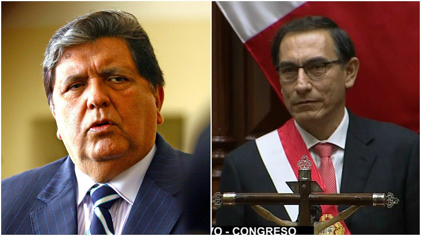 Alan García saludó a Martín Vizcarra por asumir la presidencia (FOTO ...