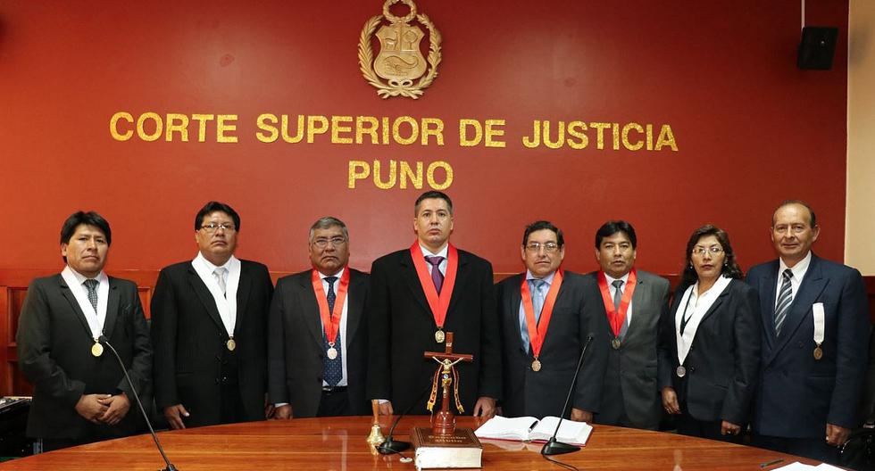 Reconforman las salas del Distrito Judicial de Puno | EDICION | CORREO