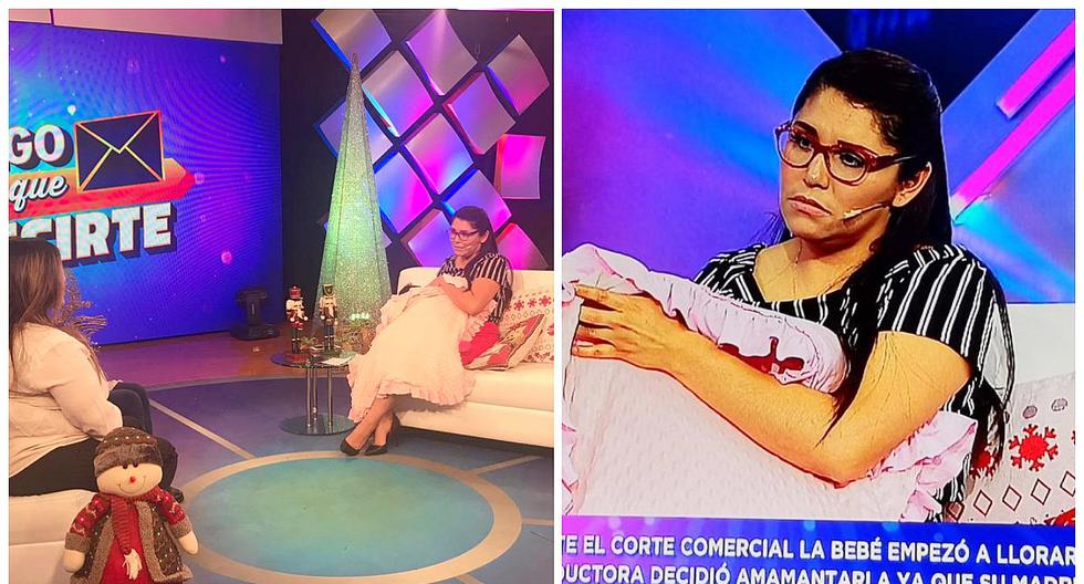 Lady Guillén da de lactar en vivo a una bebé cuya madre falleció en el ...