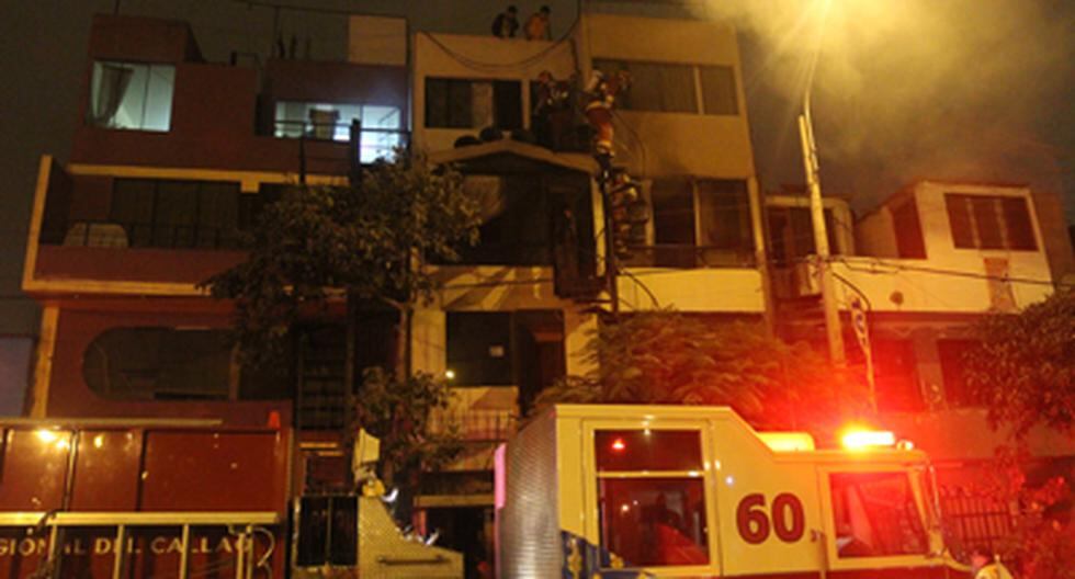 Cuarto piso de edificio se incendia por cortocircuito en el Callao ...