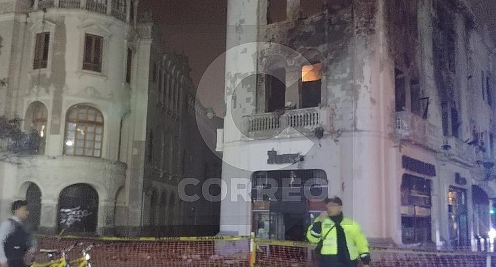 Se volvió a reavivar el fuego en el edificio de la Plaza San Martín (FOTOS Y VIDEO) | EDICION ...