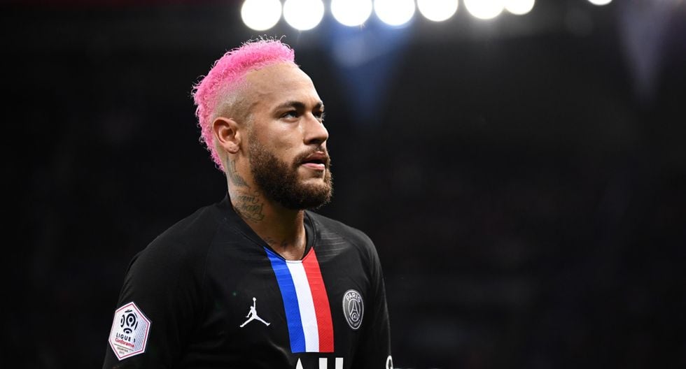 Neymar sorprendió con nuevo look en PSG: apareció con el cabello color ...