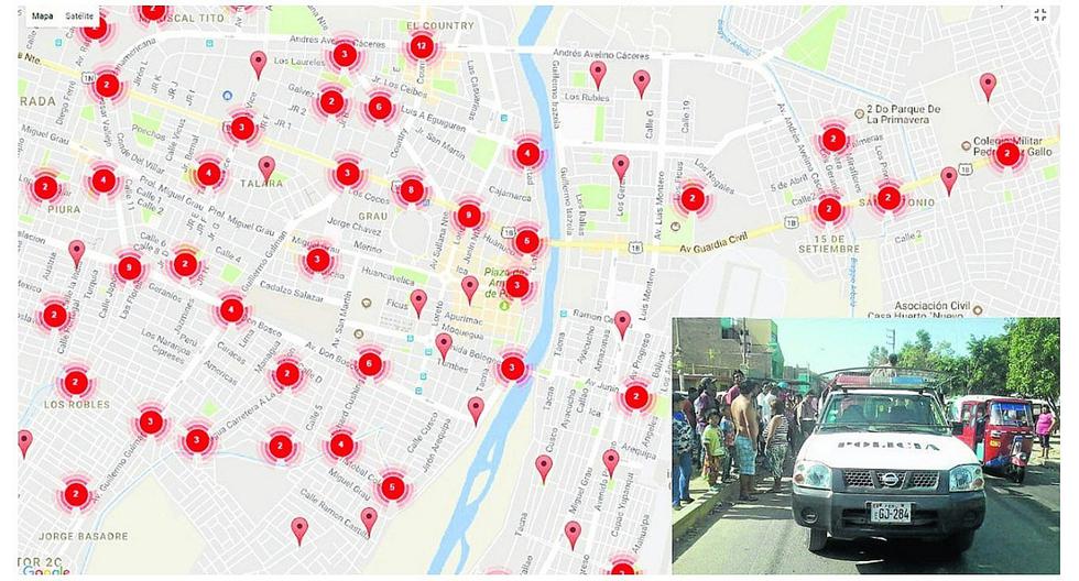 Piura registra más de 300 zonas de riesgo delictivo | EDICION | CORREO