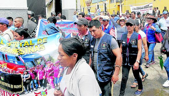 1,500 ronderos exigirán avances en la reconstrucción | EDICION | CORREO