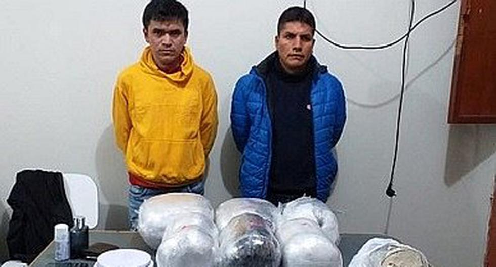 Detienen A Dos Hombres Con 13 Kilos De Marihuana Y Un Kilo De Pbc