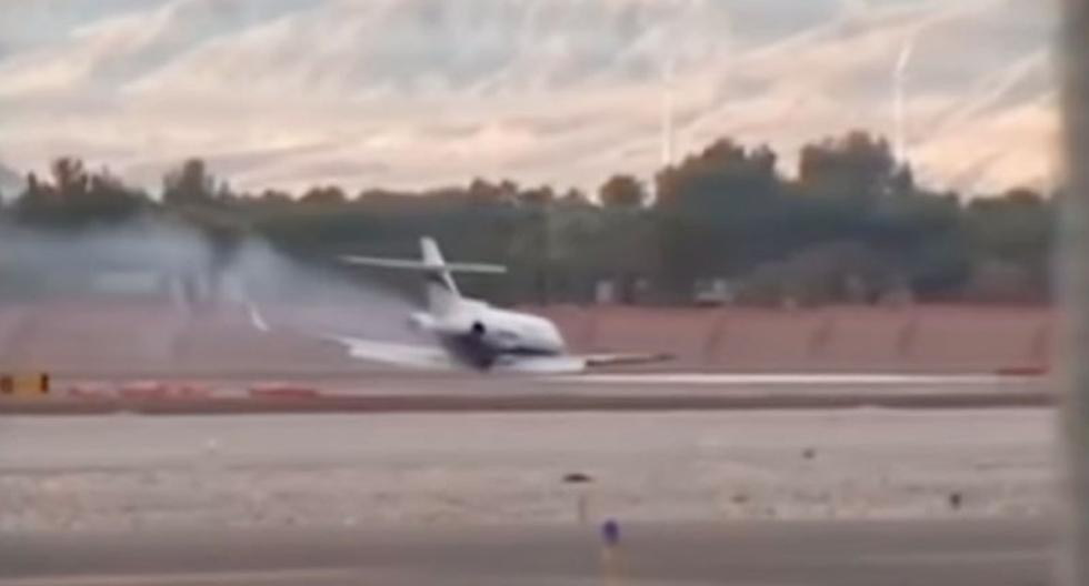 YouTube: El sorprendente descenso de un avión sin tren de aterrizaje ...