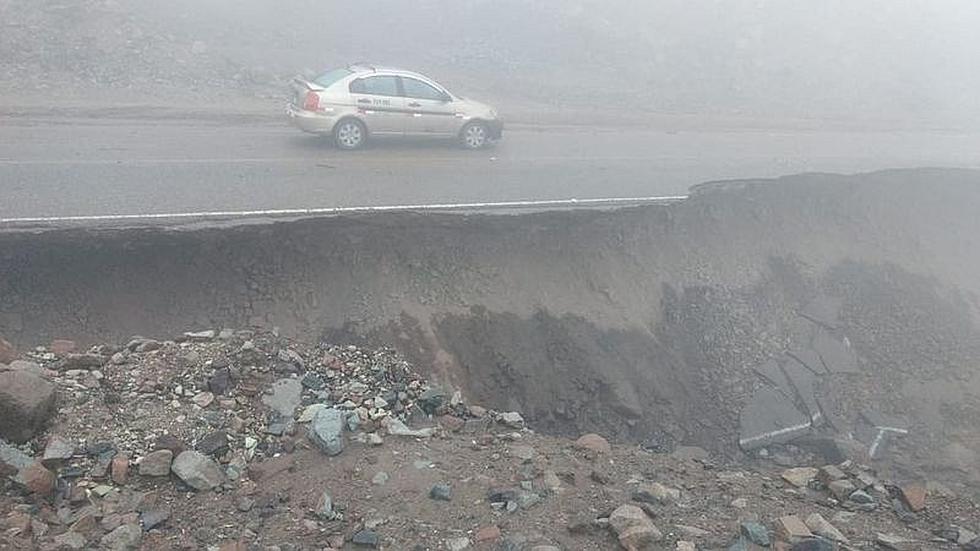 Tacna: Carreteras bloqueadas por huaicos y deslizamientos de piedras ...