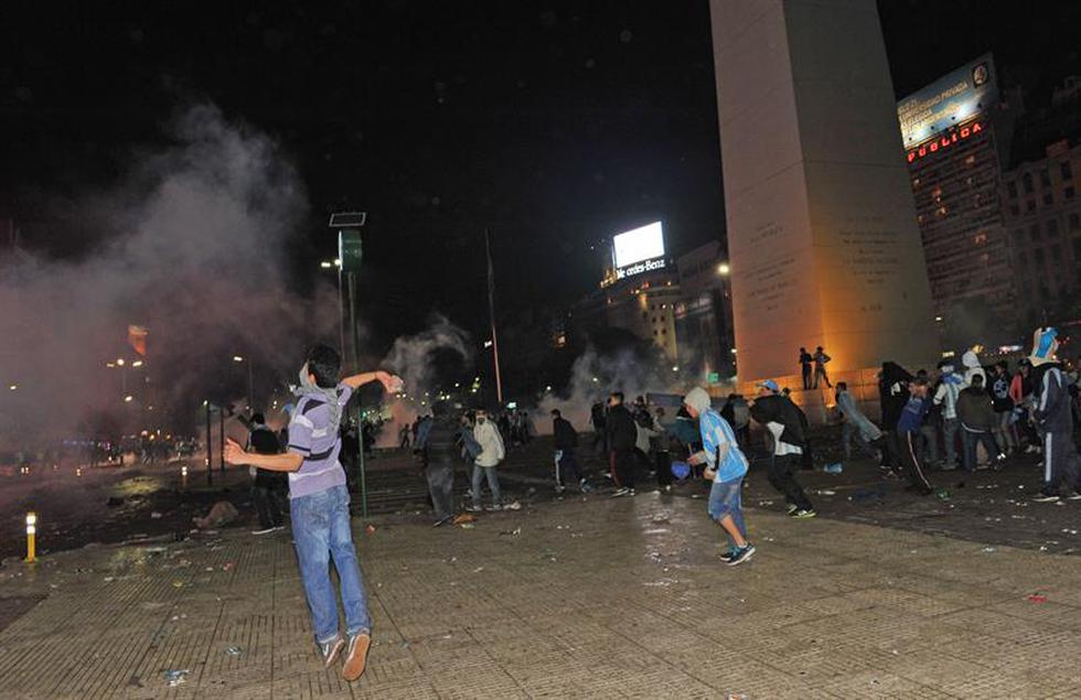 Brasil 2014 Así Fueron Los Disturbios En Argentina Tras La Final Del