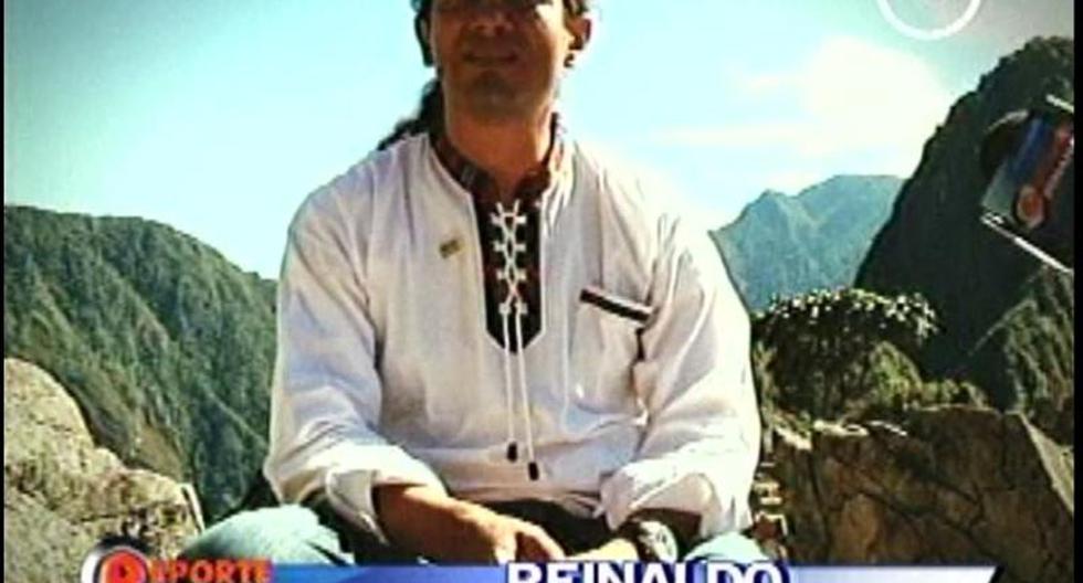 Reinaldo Do Santos llegó hasta Machu Picchu para llenarse de energía ...